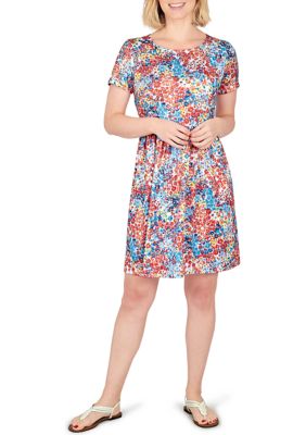 Larky Lark Easy Fit Dress in Daydream Meadows | Belk