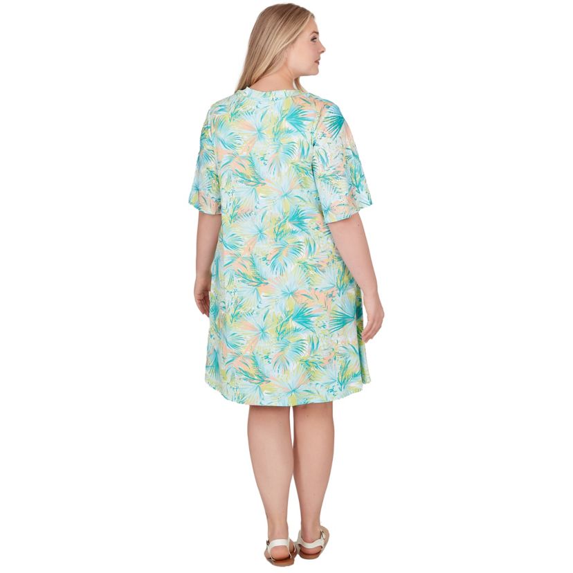 Larky Lark Tropical Puff Print Dress | Belk