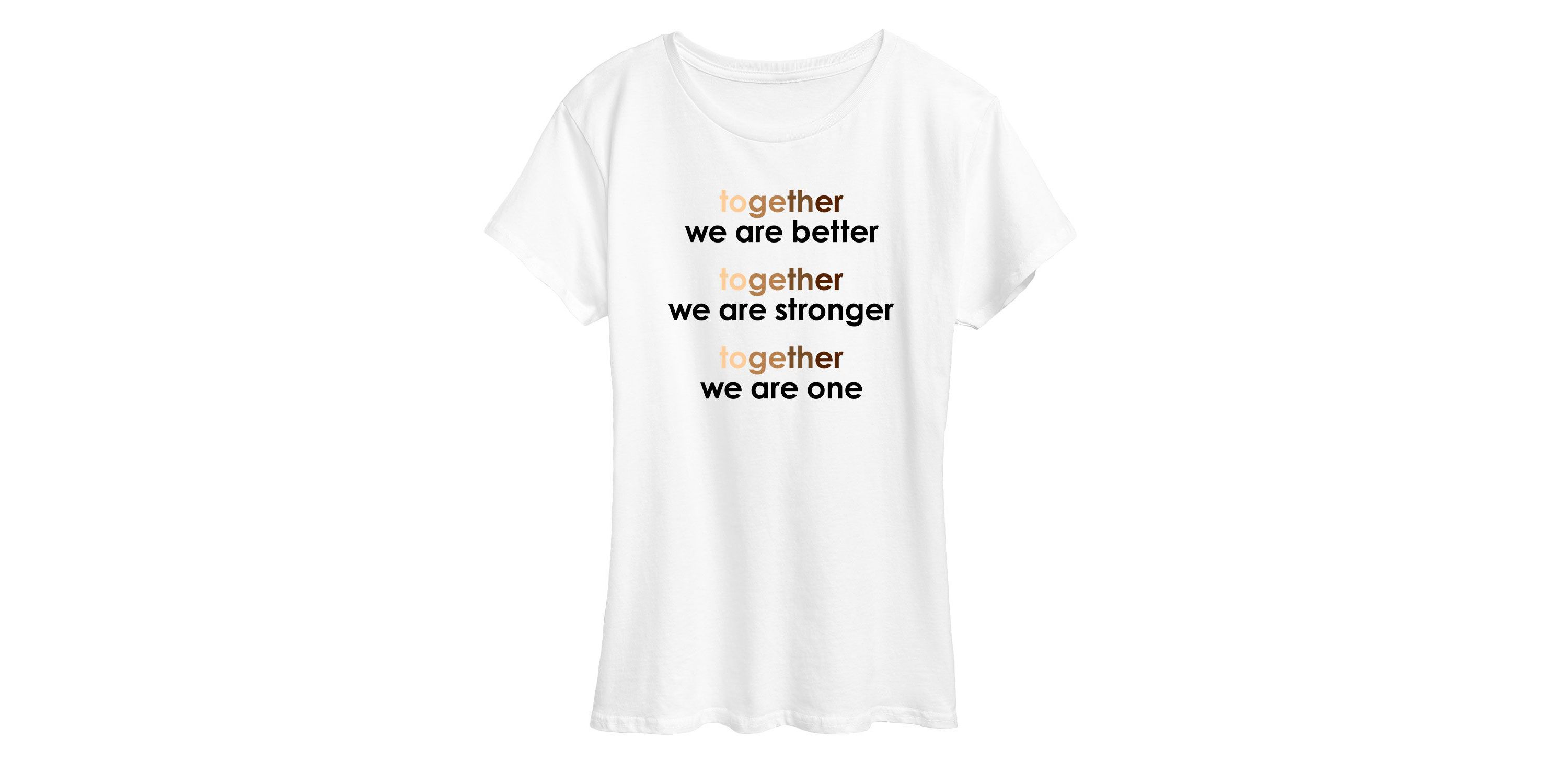 Instant Message Together We Are Better Stronger Graphic Tee | Belk