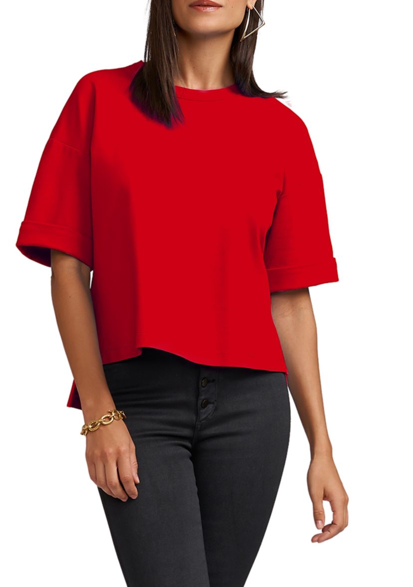 CALDWELL COLLECTION Tyler Crew Neck Top | Belk