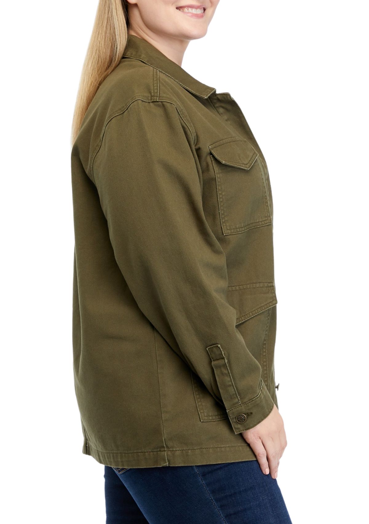 Wonderly Plus Size Denim Jacket | Belk