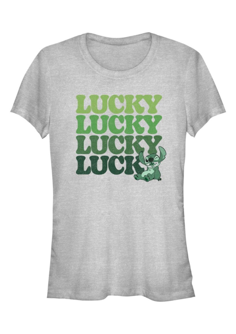 Lilo & Stitch Lucky Stitch Stack Graphic T-Shirt | Belk