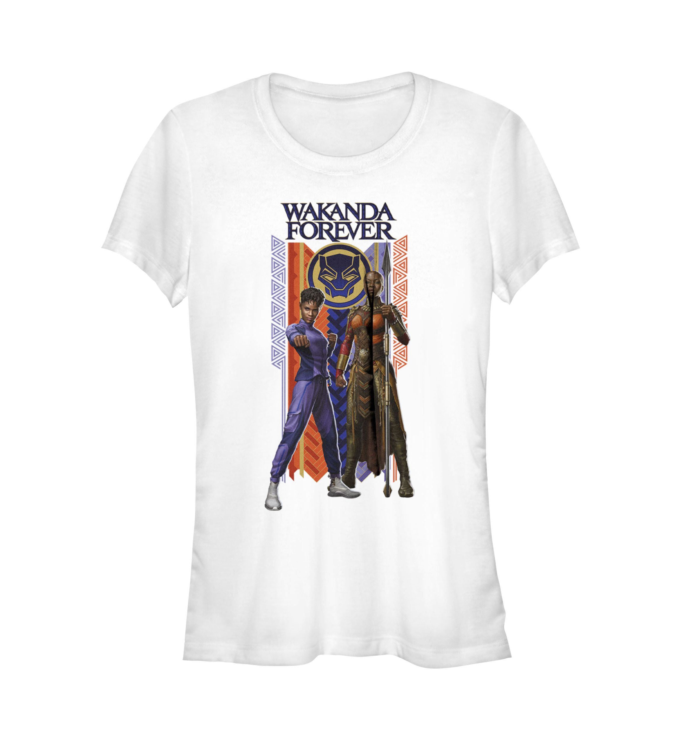 Black Panther Wakanda Forever Wakanda Forever Duo Banner Graphic T ...