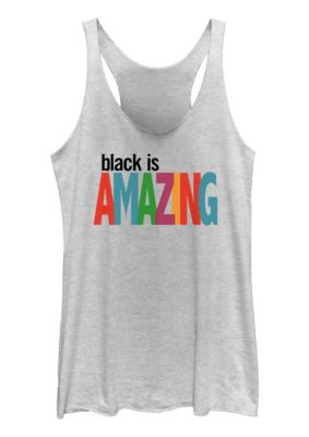 V-Line Black Is Amazing Graphic Tank | belk