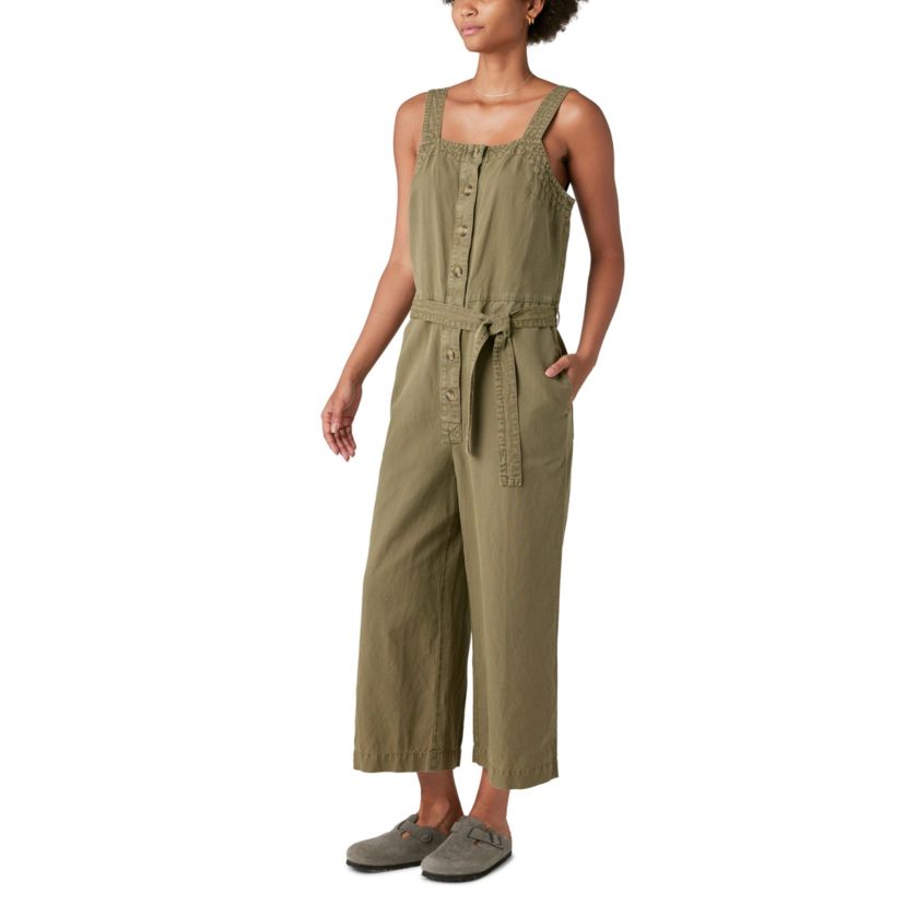 Lucky Brand BUTTON FRONT JUMPSUIT | Belk