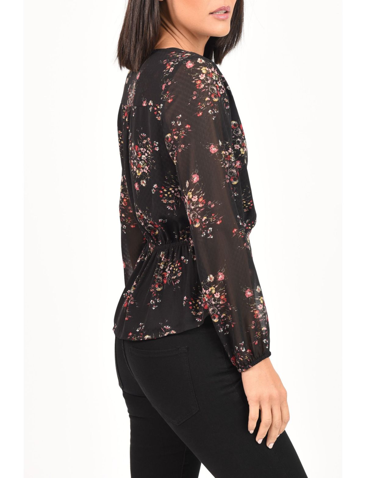 DR2 by Daniel Rainn Boho V-Neck Peasant Top Blouse | Belk