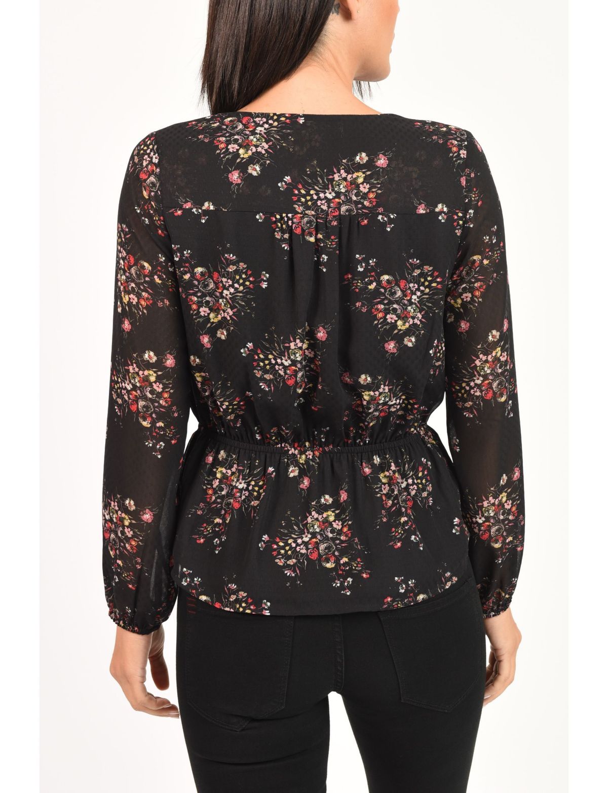 DR2 by Daniel Rainn Boho V-Neck Peasant Top Blouse | Belk