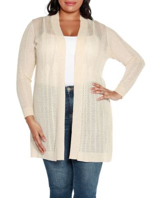 Belldini Plus Size Lightweight Duster Cardigan Sweater | belk
