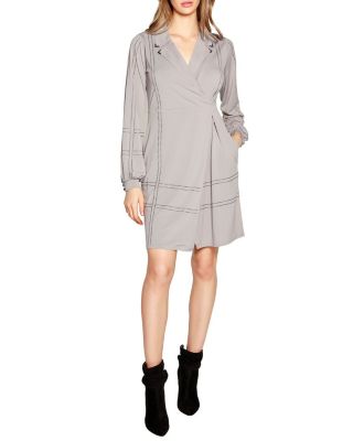 Belldini Black Label Studded Wrap Dress | belk