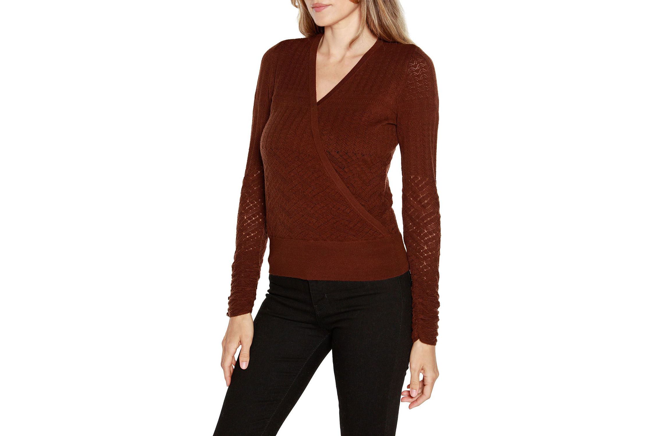 Belldini Black Label V-neck Surplice Sweater | Belk