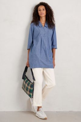 Seasalt Cornwall Tide Clock Tunic Blue | belk
