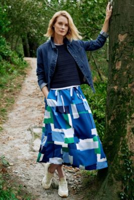 Seasalt Cornwall Allantide Skirt Blue | belk