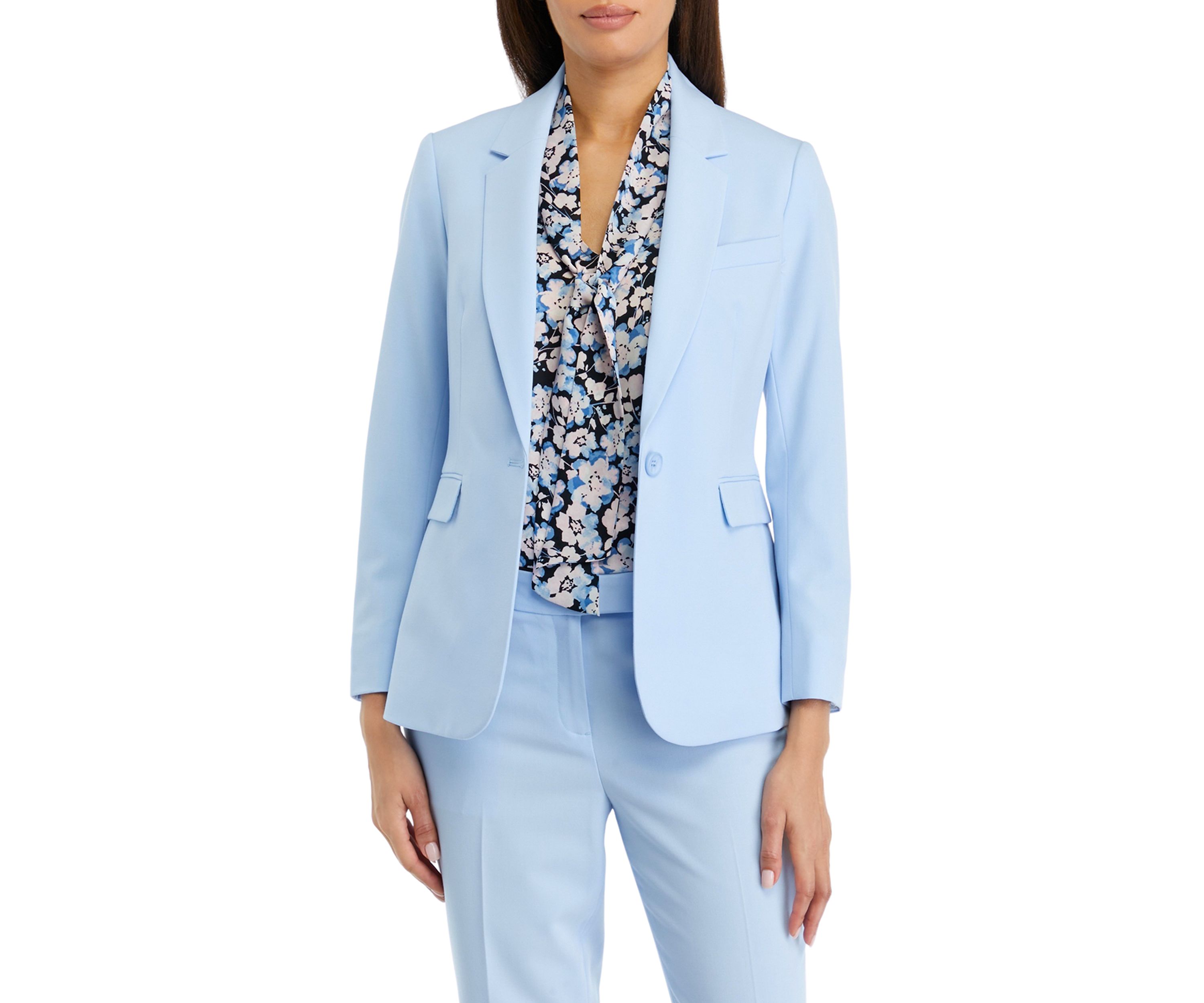 THE LIMITED Petite One Button Notch Collar Jacket | Belk