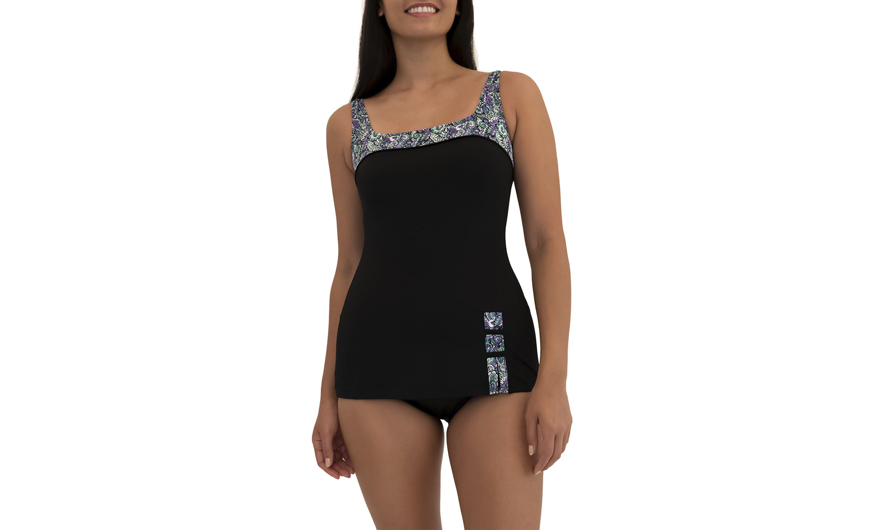 A Shore Fit! Swish C Cup Solutions Square Neck Tank | Belk