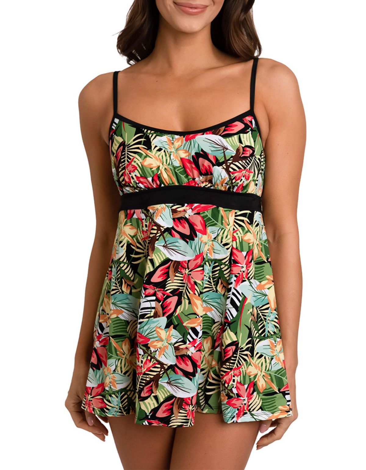 A Shore Fit! Catalina Thigh Solutions Empire Banded Dress | Belk