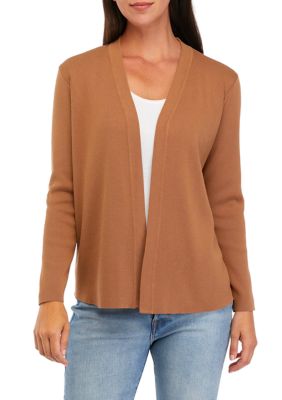 AK Anne Klein Petite Newport Open Front Cardigan | belk