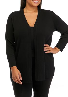AK Anne Klein Plus Size Open Cardigan | belk