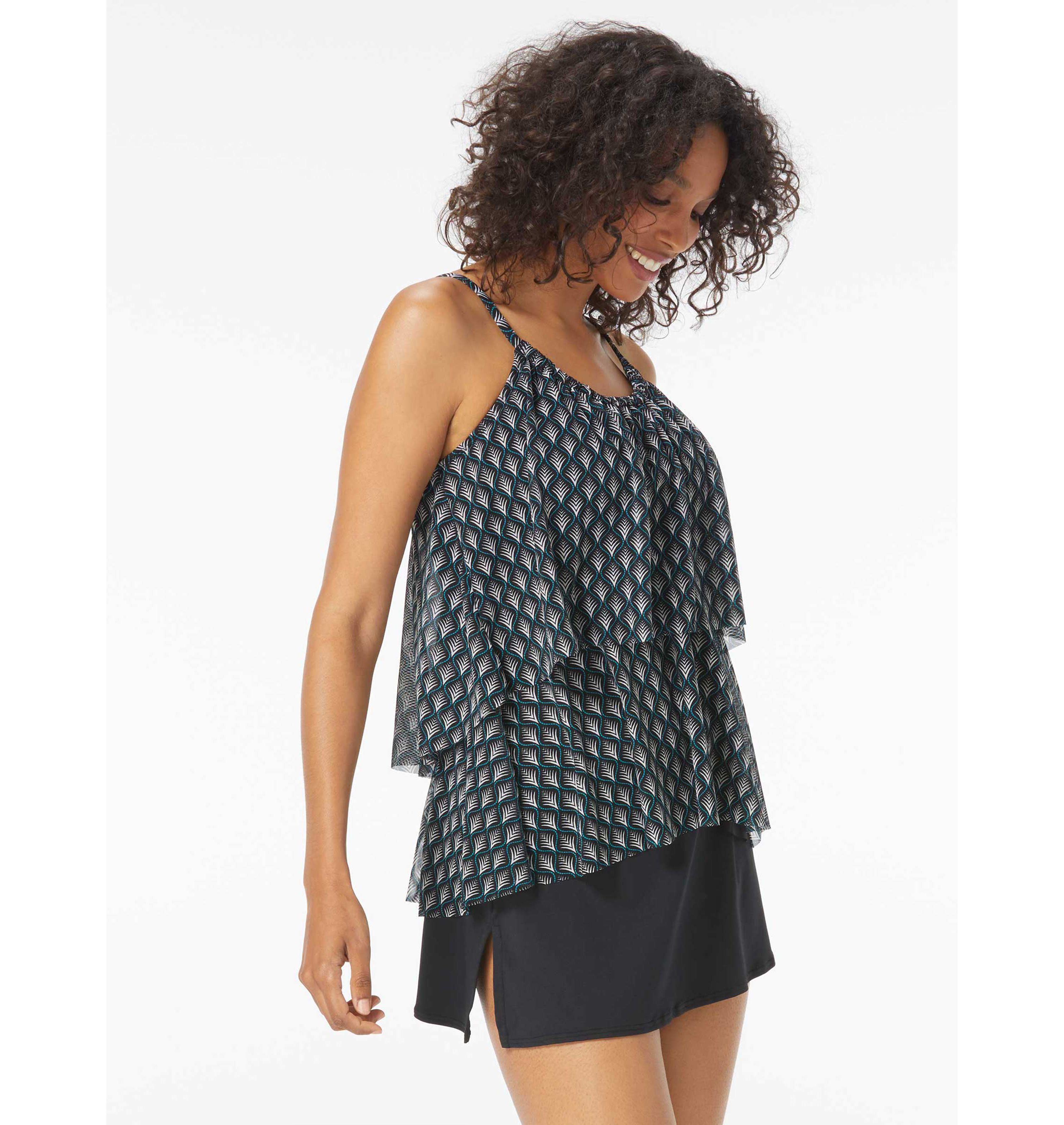 Coco Reef Coco Reef bra sized mesh layer tankini | Belk