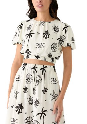 MINKPINK Women's Shell Crop Top | belk