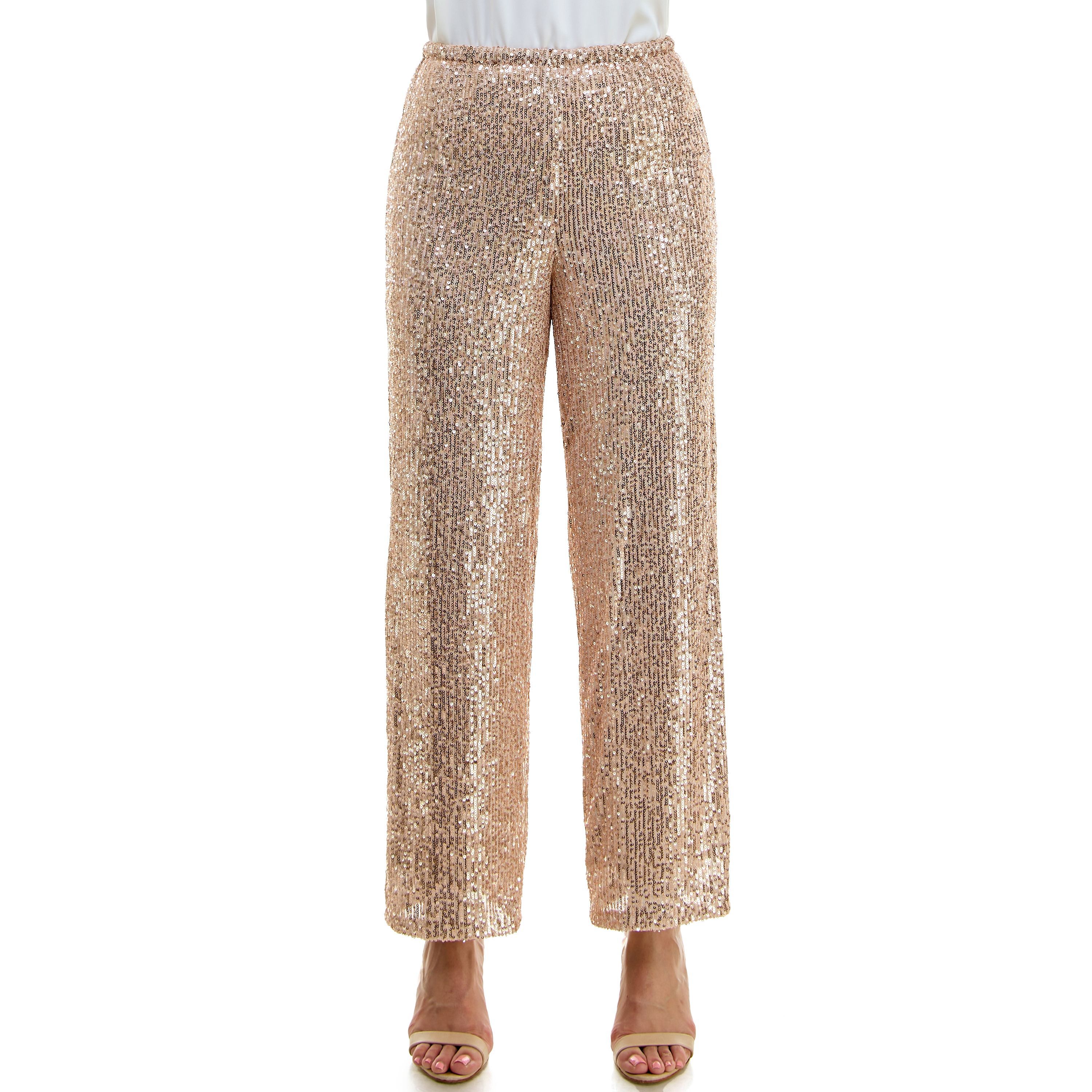 Nicole Miller All over sequin easy pull on sequin pant | Belk