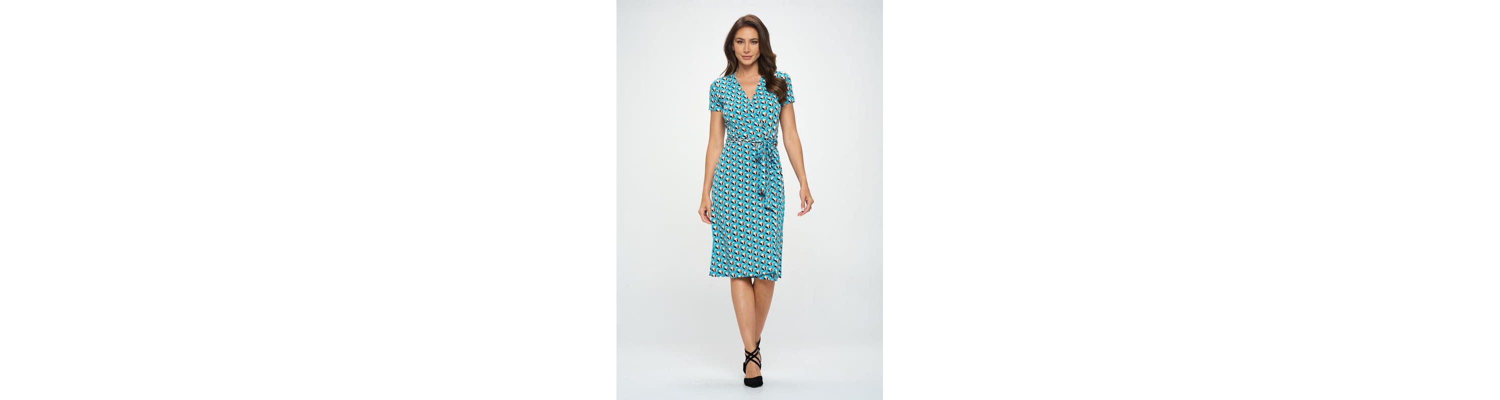 Renee C. JERSEY WRAP DRESS | Belk