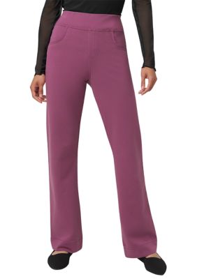 HUE® Women's Game Changing High Rise Straight Pants | belk