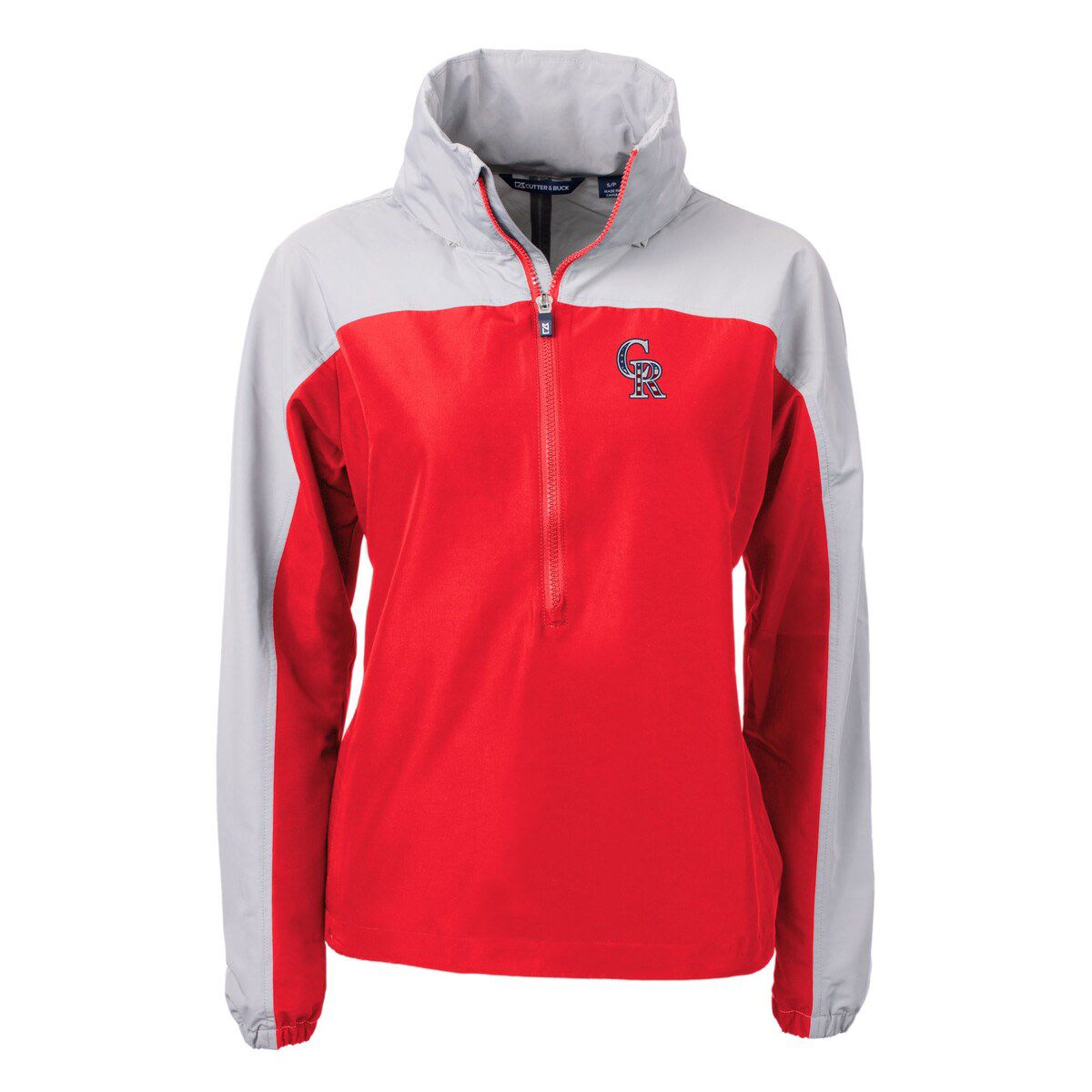 Cutter & Buck MLB Colorado Rockies Charter Eco Recycled Anorak Jacket ...