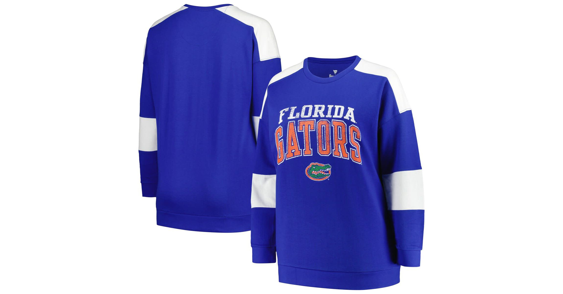 Profile NCAA Florida Gators Plus Size Striped Pullover Sweatshirt | Belk