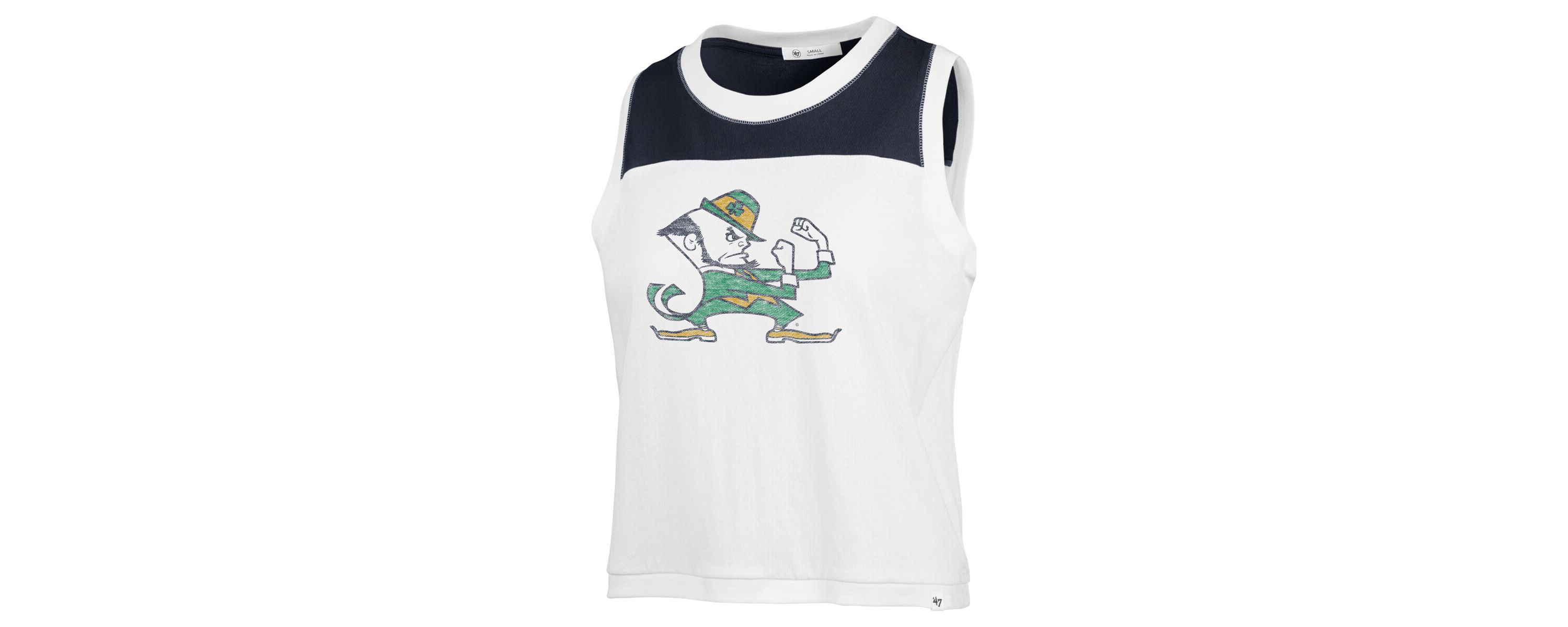 '47 NCAA Notre Dame Fighting Irish Premier Zoey Waist Length Tank Top ...