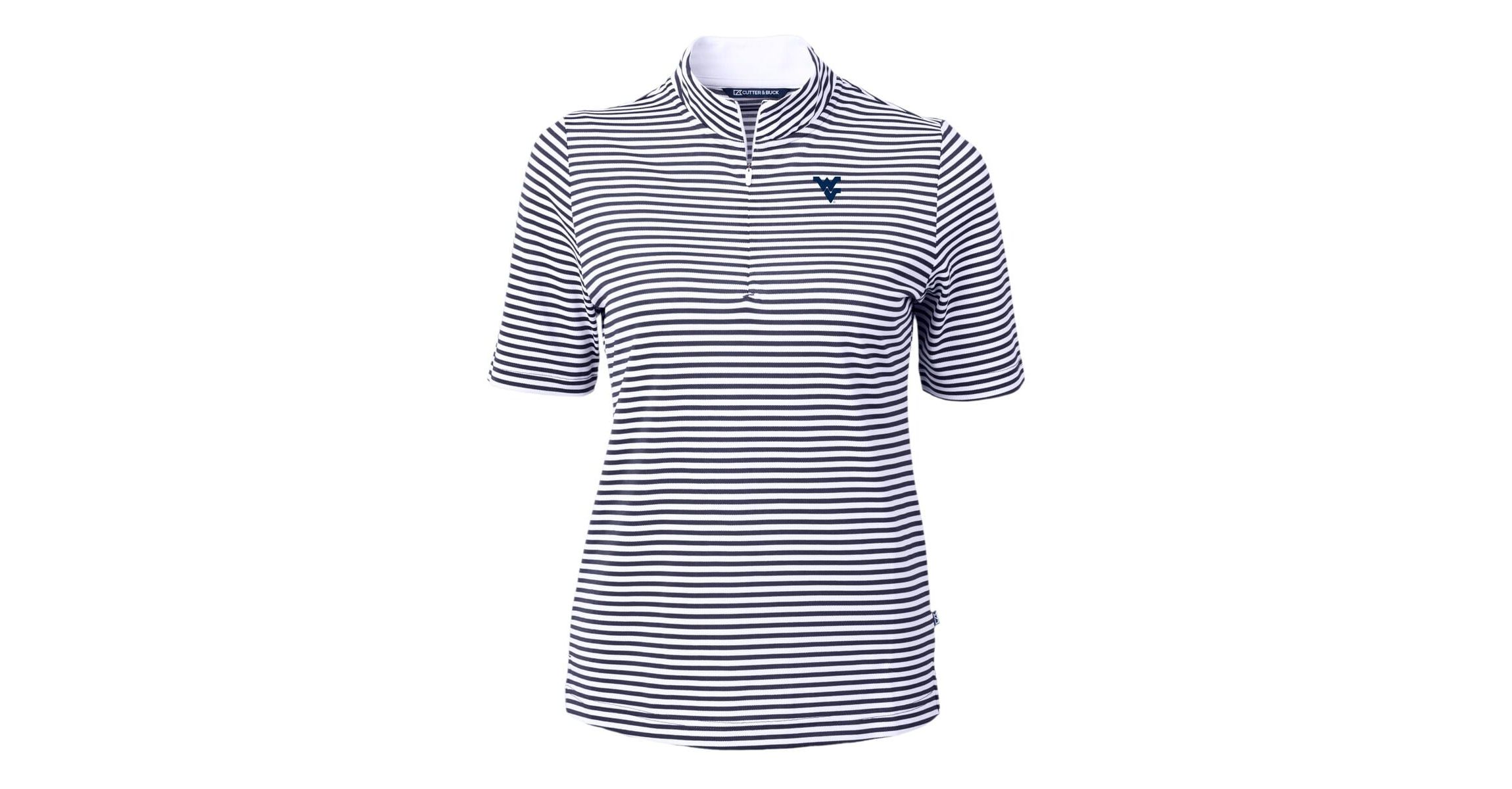 Cutter & Buck NCAA West Virginia Mountaineers DryTec Virtue Eco Pique ...