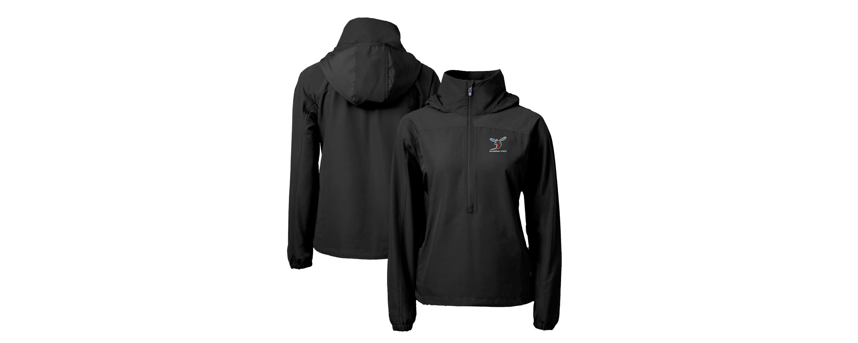 Cutter & Buck NCAA Delaware State Hornets Charter Eco Recycled Half-Zip ...
