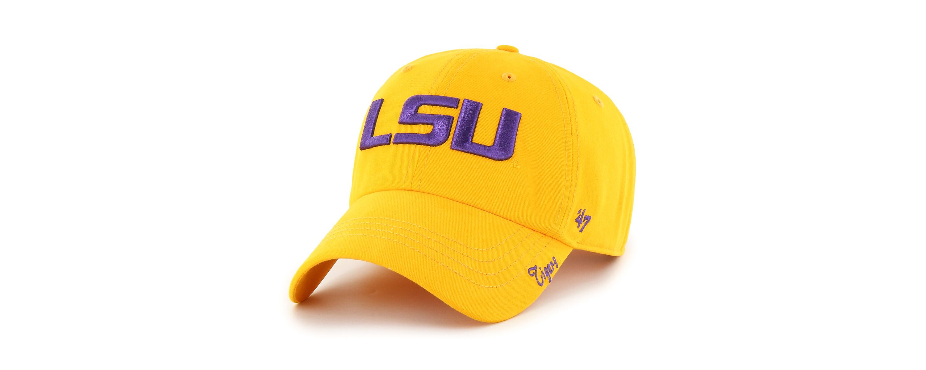 '47 NCAA LSU Tigers Miata Clean Up Adjustable Hat | Belk