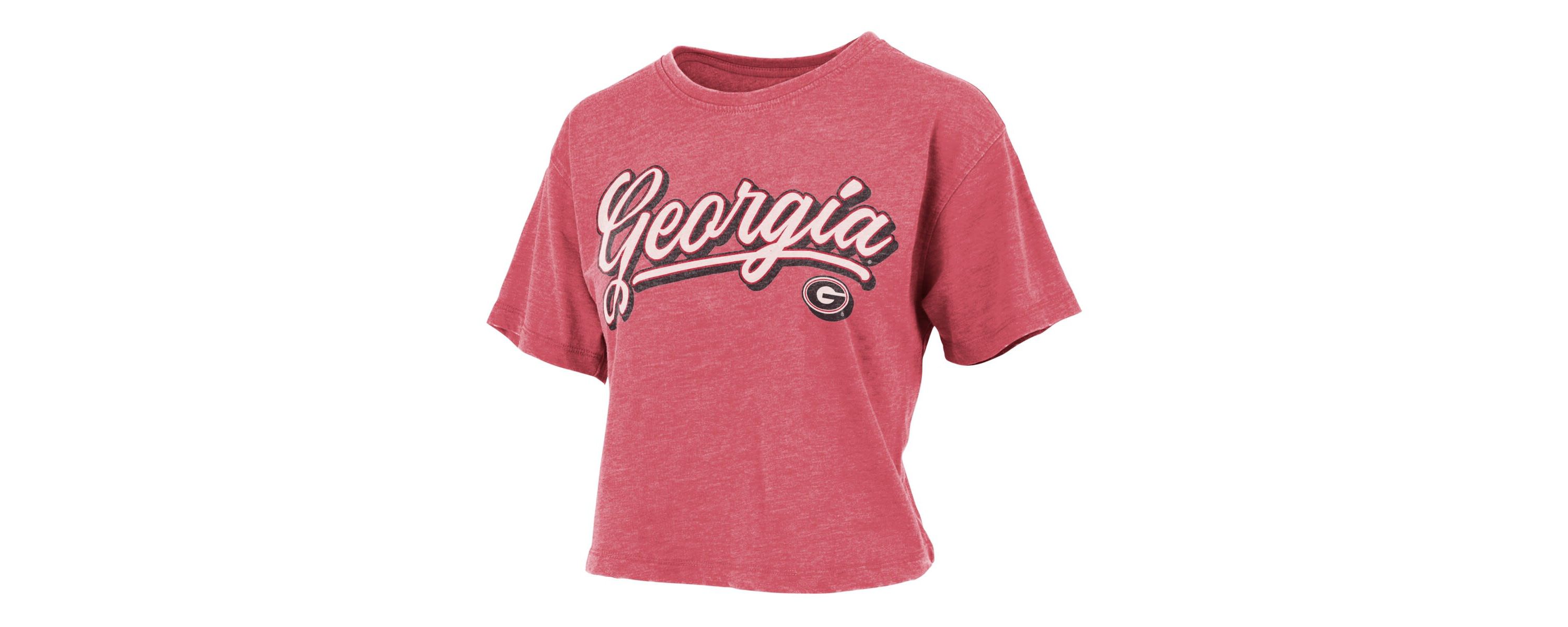 Pressbox NCAA Georgia Bulldogs Team Script Harlow Vintage Waist Length ...