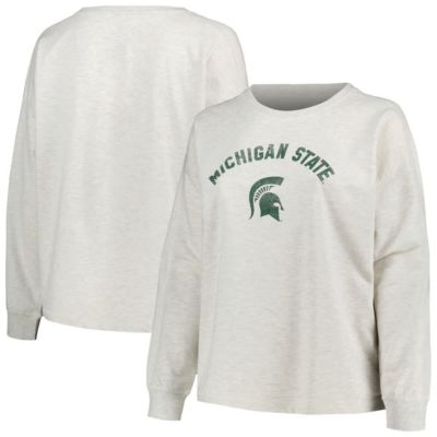 Profile NCAA Michigan State Spartans Plus Size Distressed Arch Over ...