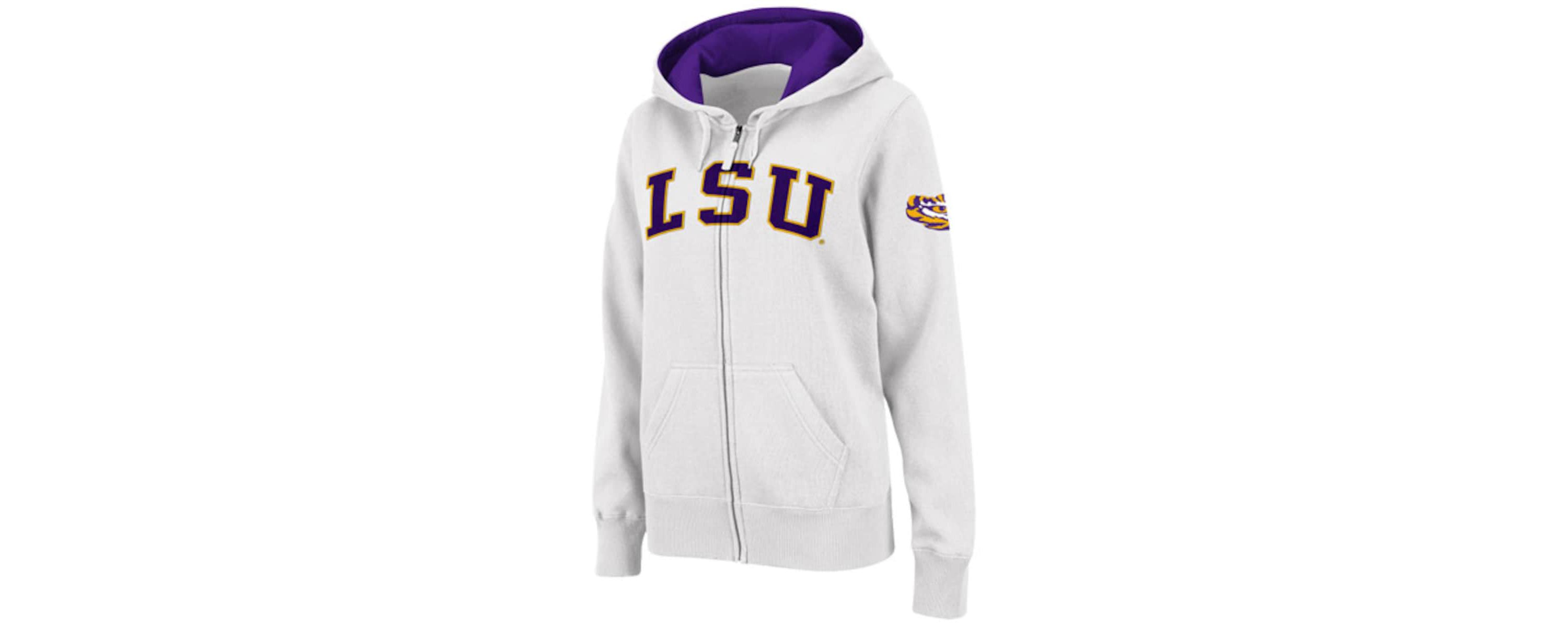 Colosseum NCAA LSU Tigers Arched Name Full-Zip Hoodie | Belk