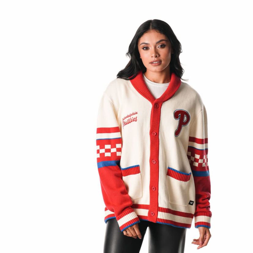 The Wild Collective MLB Philadelphia Phillies Jacquard Full-Button ...