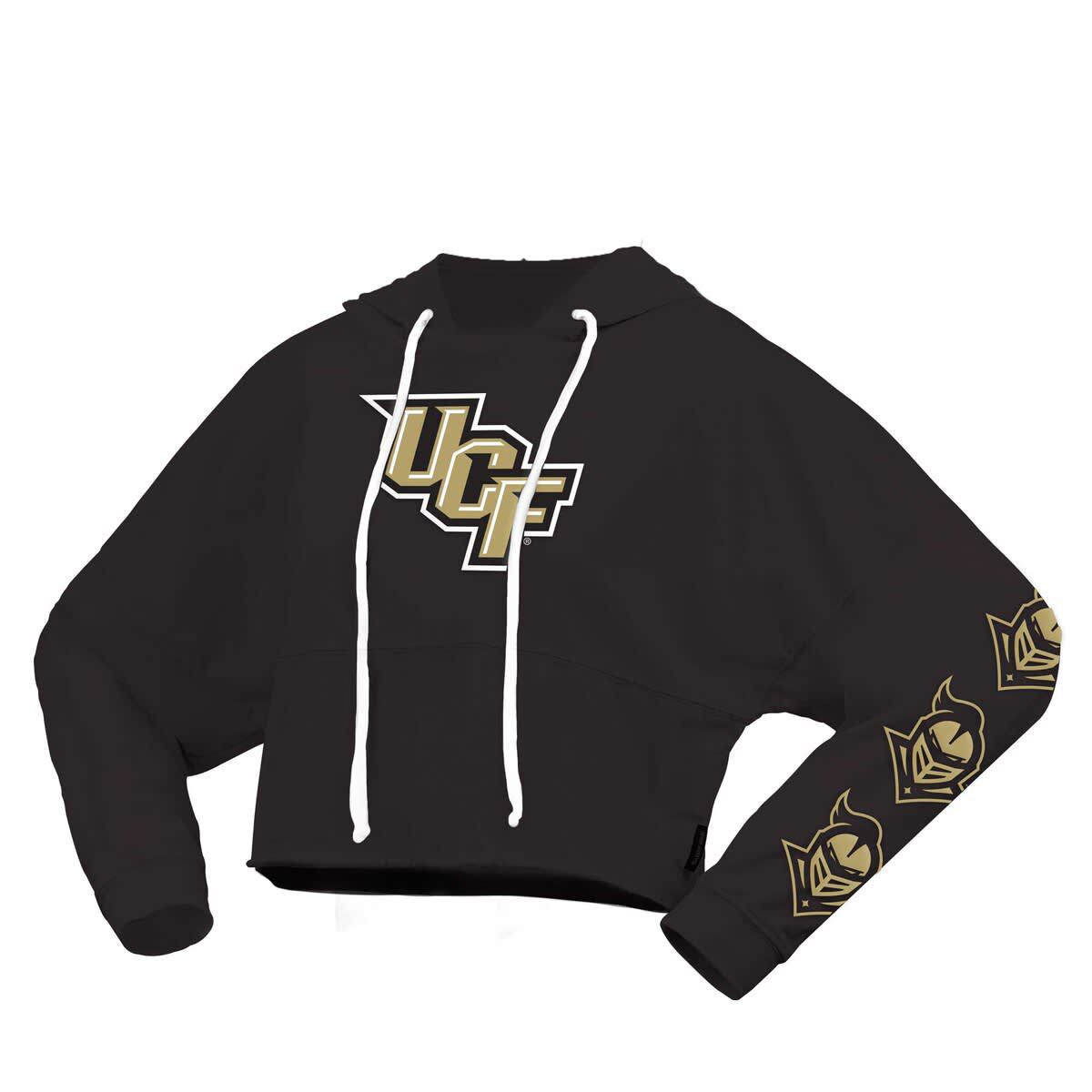 Spirit Jersey NCAA UCF Knights Oversized Cropped Pullover Hoodie | Belk
