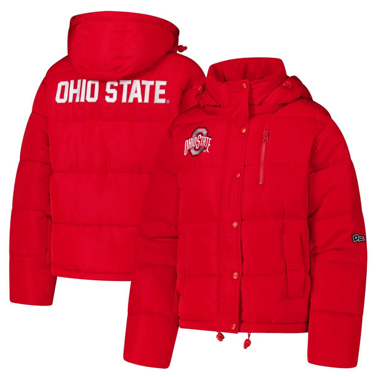Hype and Vice NCAA Ohio State Buckeyes Puffer Jacket | Belk