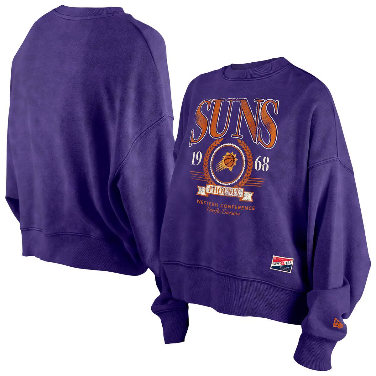 New Era NBA Phoenix Suns Throwback Vintage Enzyme Wash Oversized Boxy ...