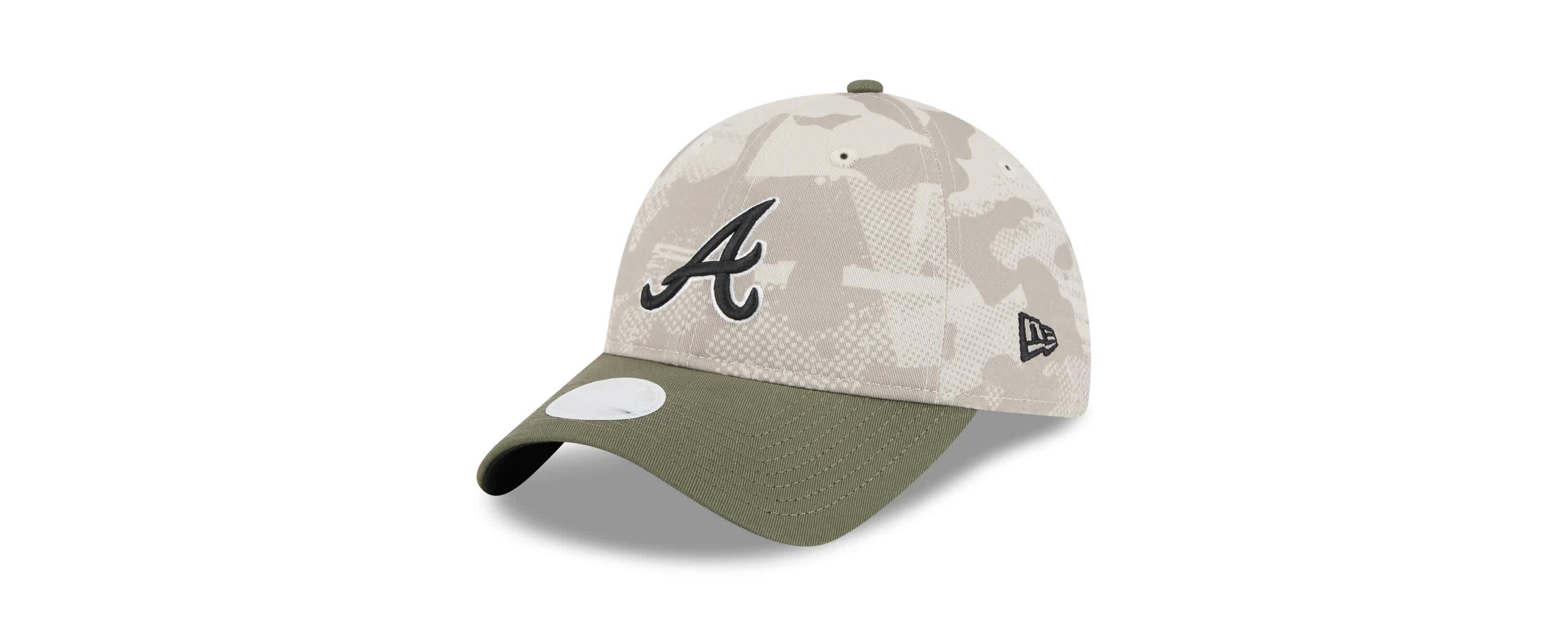 New Era MLB Light Beige/Olive Atlanta Braves 2025 Armed Forces Day ...
