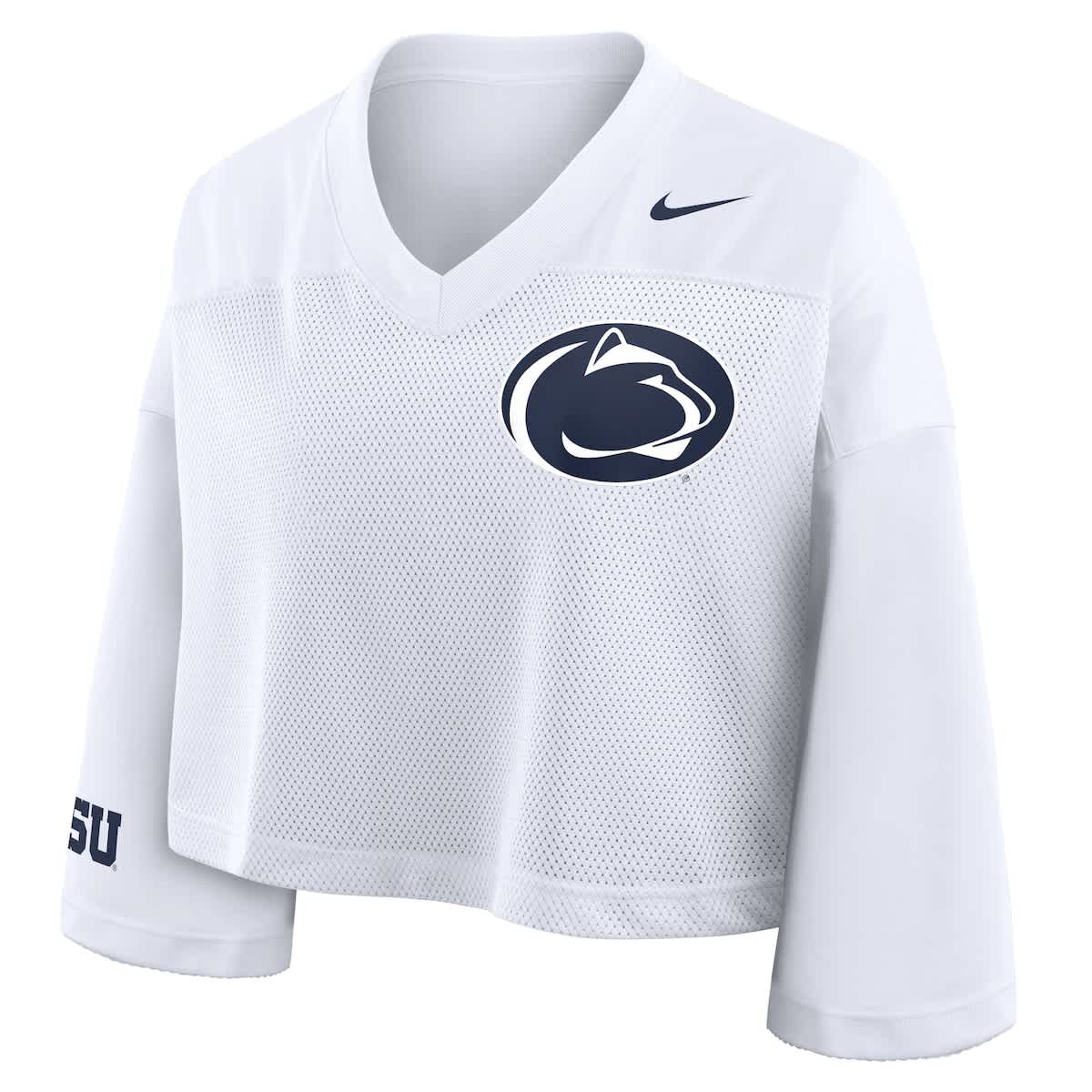 Nike® NCAA Nike Penn State Nittany Lions Cropped Mesh Dri-FIT Fashion ...