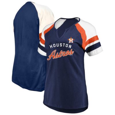 Profile MLB Houston Astros Arched Notch Neck T-Shirt | Belk