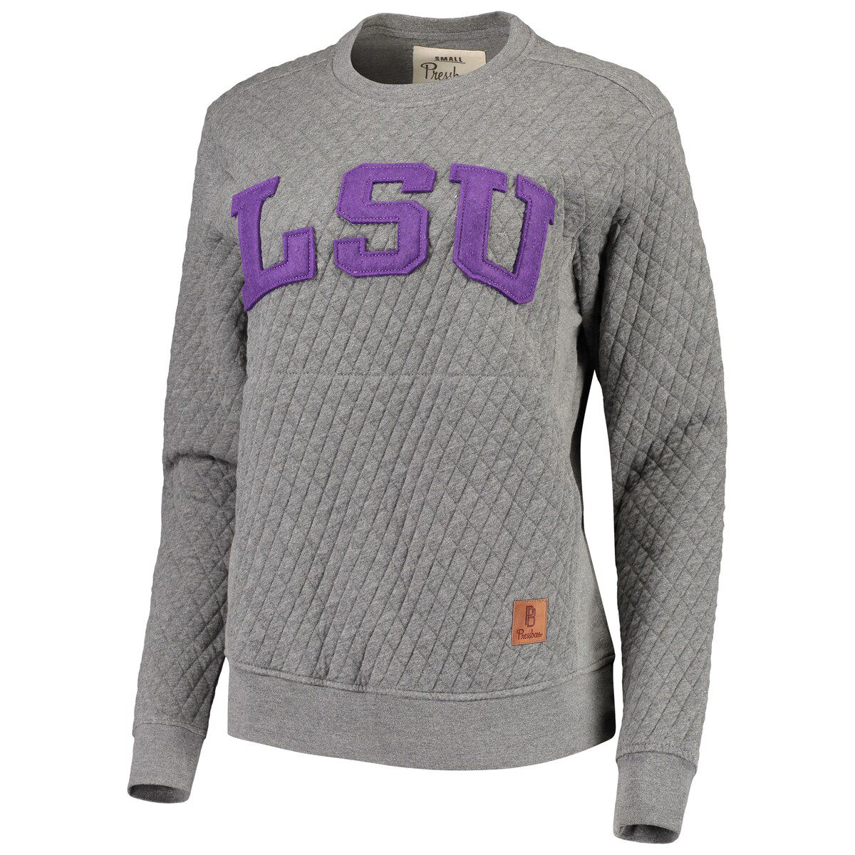 Pressbox NCAA LSU Tigers Moose Quilted Pullover Sweatshirt | Belk