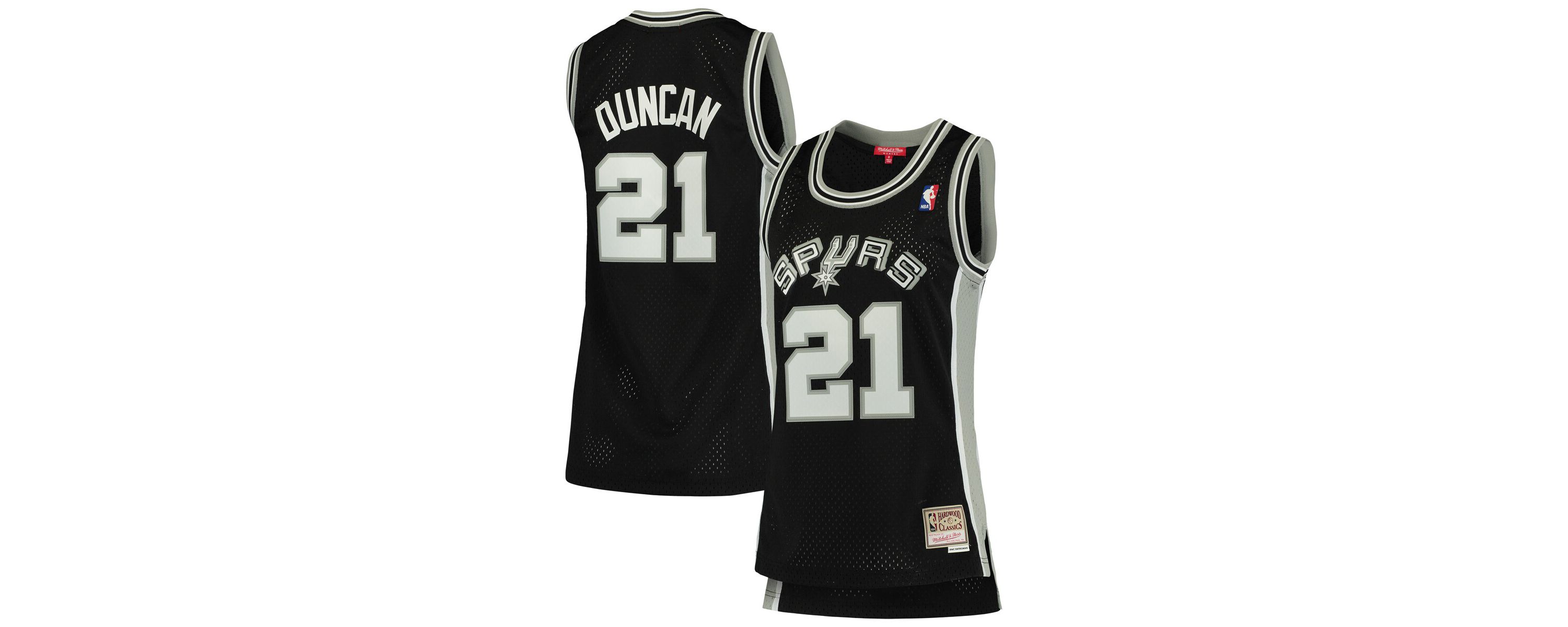 Mitchell & Ness NBA Tim Duncan San Antonio Spurs 1998/99 Hardwood ...