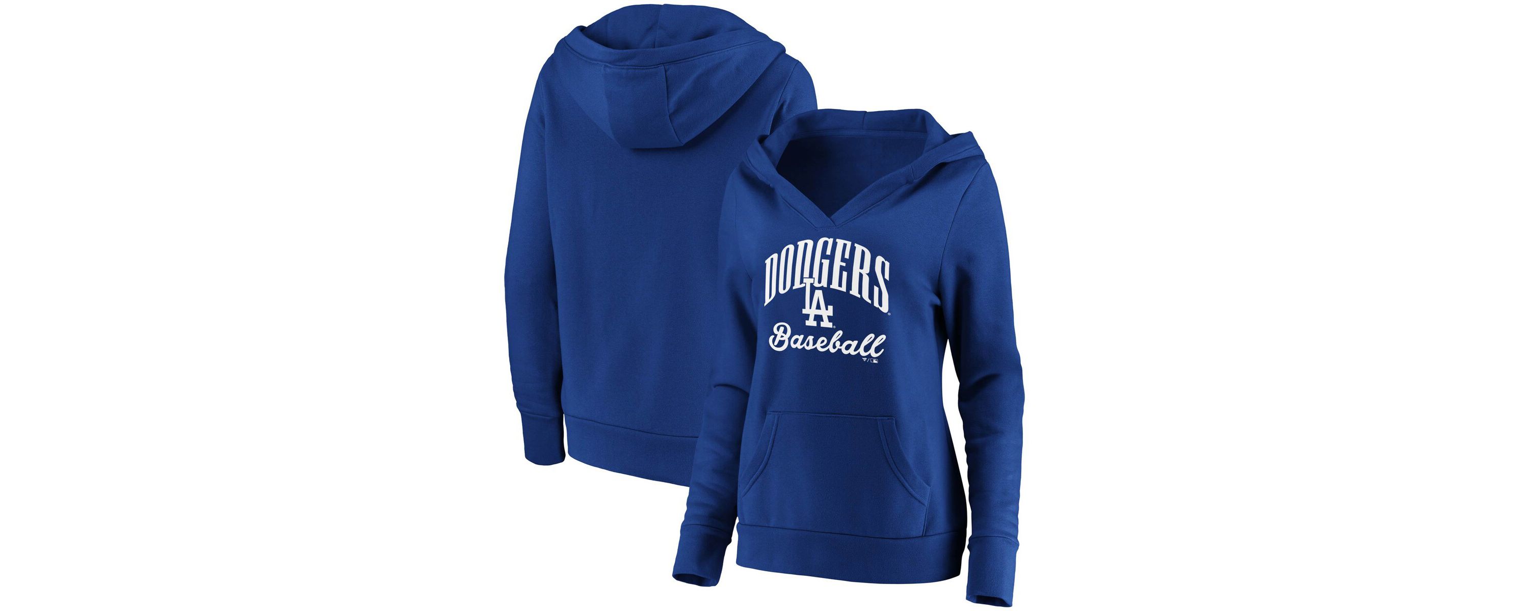 Fanatics MLB Fanatics Los Angeles Dodgers Victory Script Crossover Neck ...