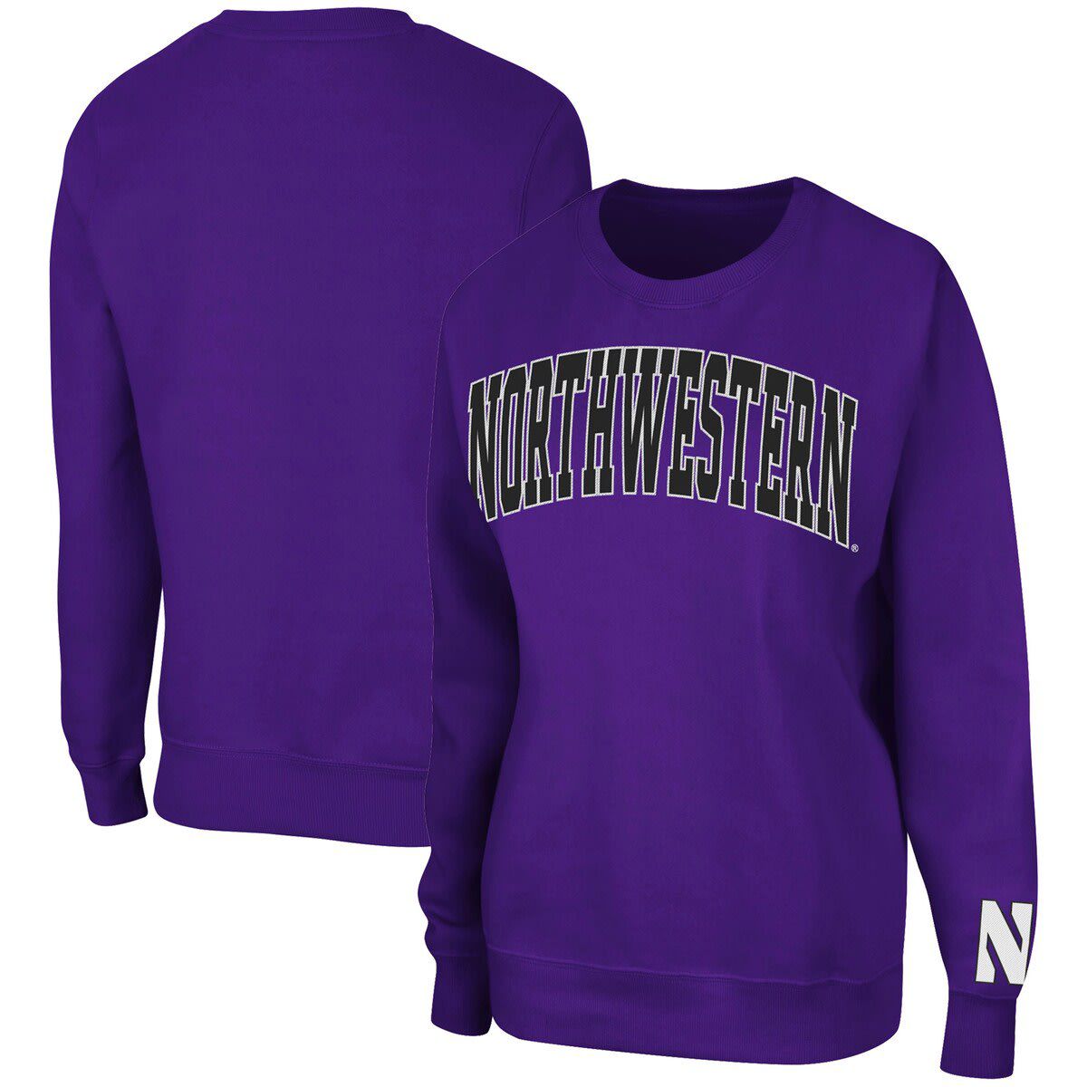 Colosseum NCAA Northwestern Wildcats Campanile Pullover Sweatshirt | Belk