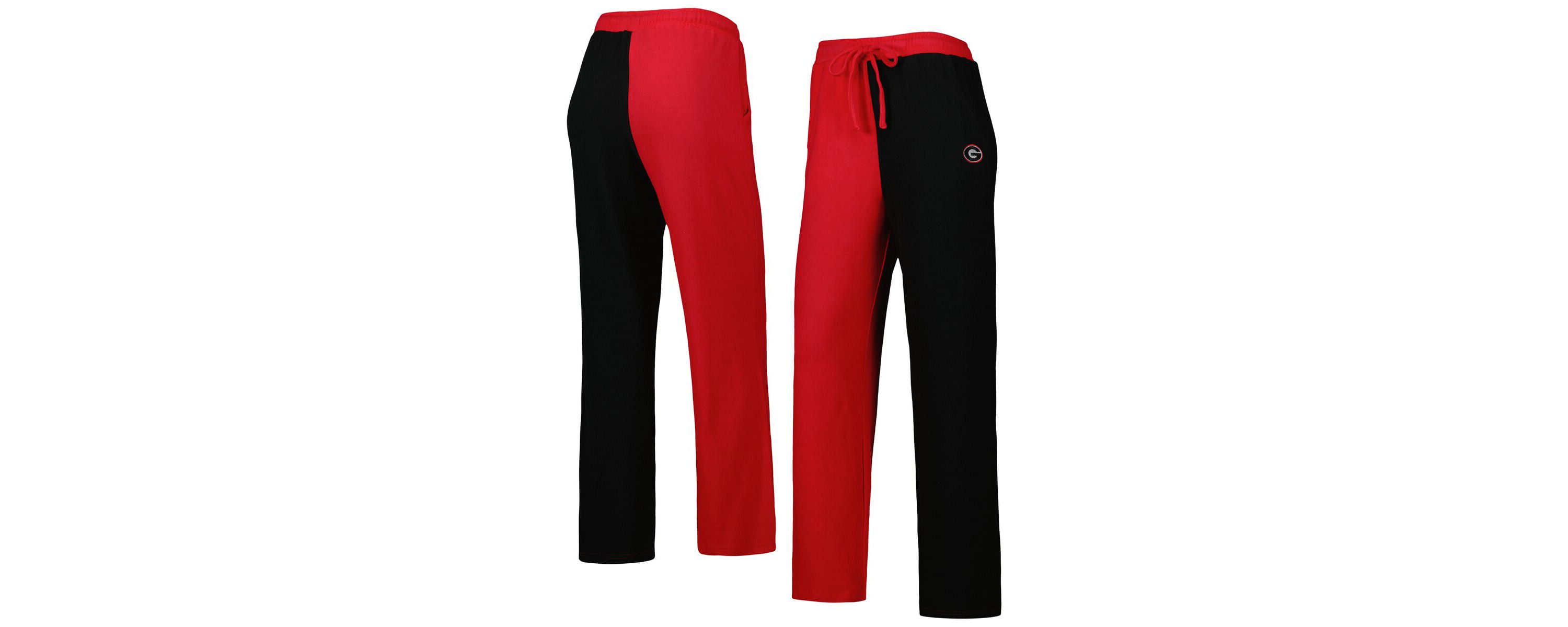 ZooZatz NCAA Red/Black Georgia Bulldogs Colorblock Cozy Tri-Blend ...