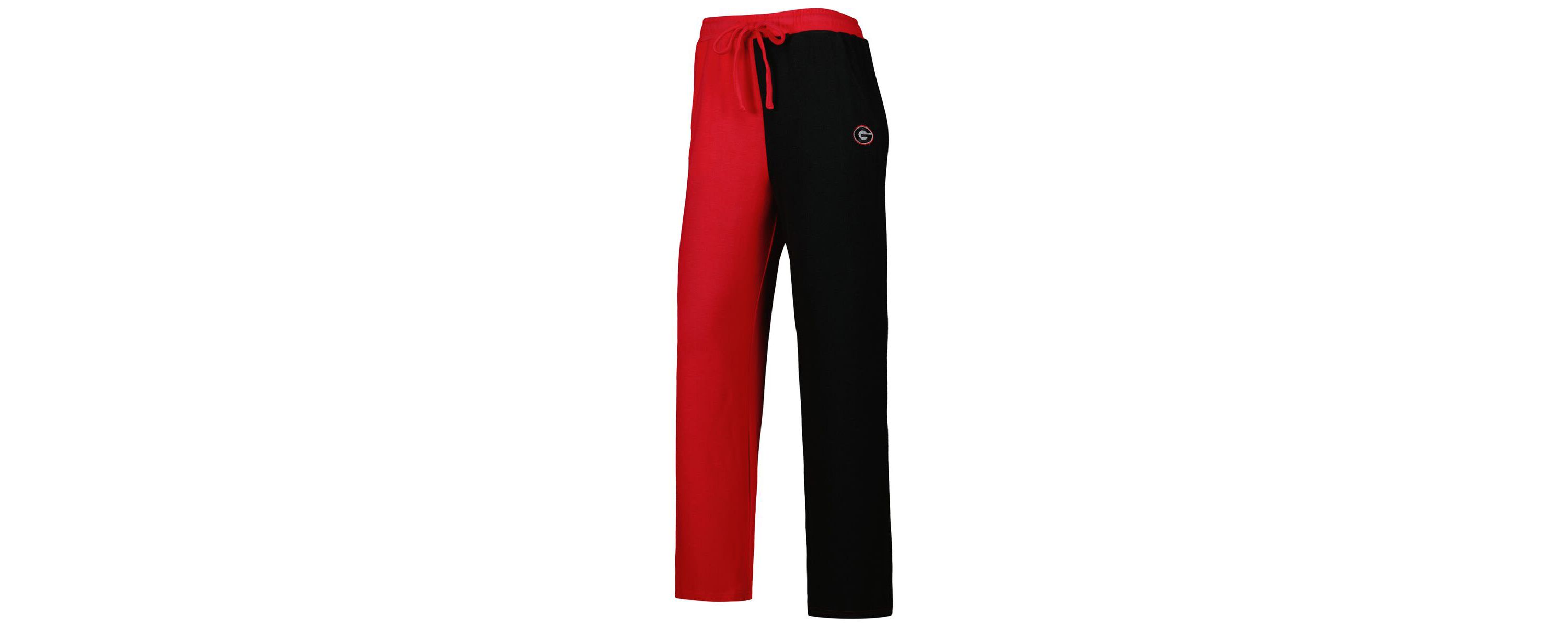ZooZatz NCAA Red/Black Georgia Bulldogs Colorblock Cozy Tri-Blend ...