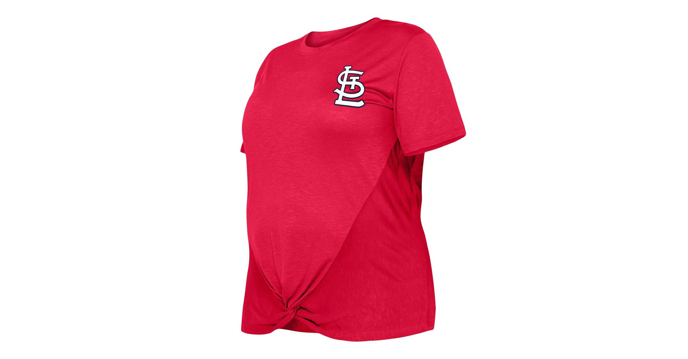 New Era MLB St. Louis Cardinals Plus Size Two-Hit Front Knot T-Shirt | Belk