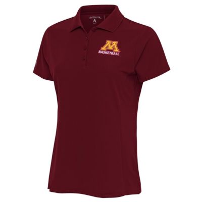 Antigua NCAA Minnesota Golden Gophers Basketball Logo Legacy Pique Polo ...